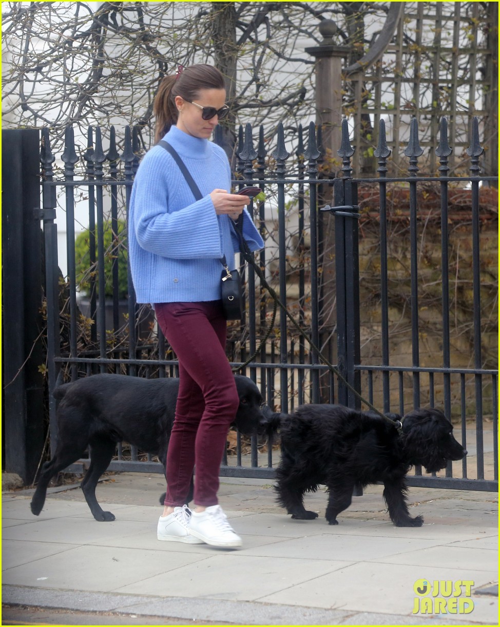 Pippa Middleton Goes on a Stylish Stroll With Her Dogs in London: Photo ...