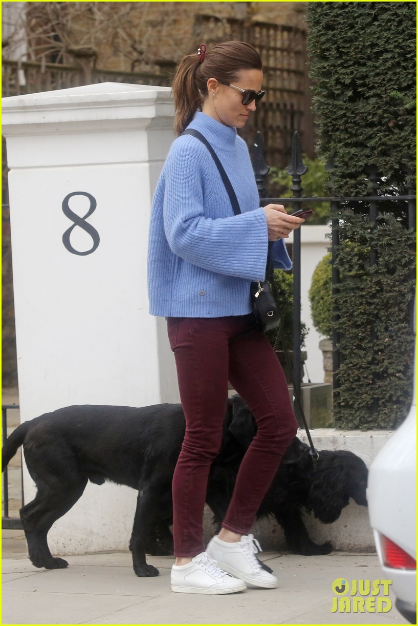 Pippa Middleton Goes on a Stylish Stroll With Her Dogs in London: Photo ...