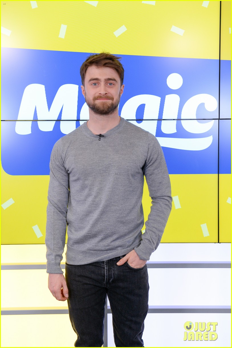 Daniel Radcliffe Looks Handsome While Visiting Radio Stations in London ...