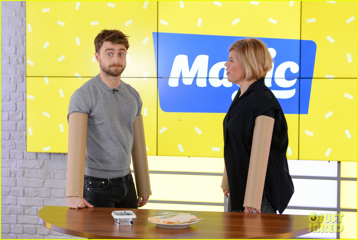 Daniel Radcliffe Looks Handsome While Visiting Radio Stations in London ...
