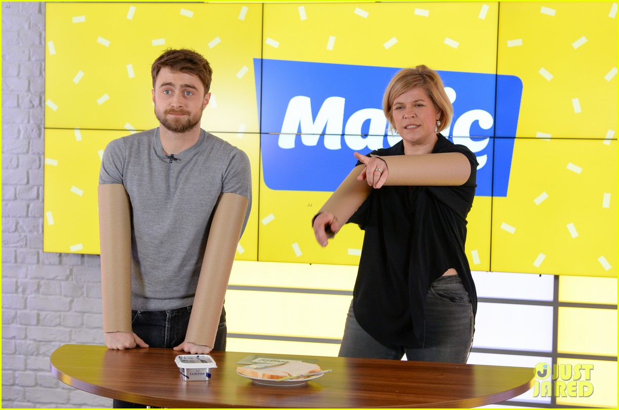 Daniel Radcliffe Looks Handsome While Visiting Radio Stations in London ...