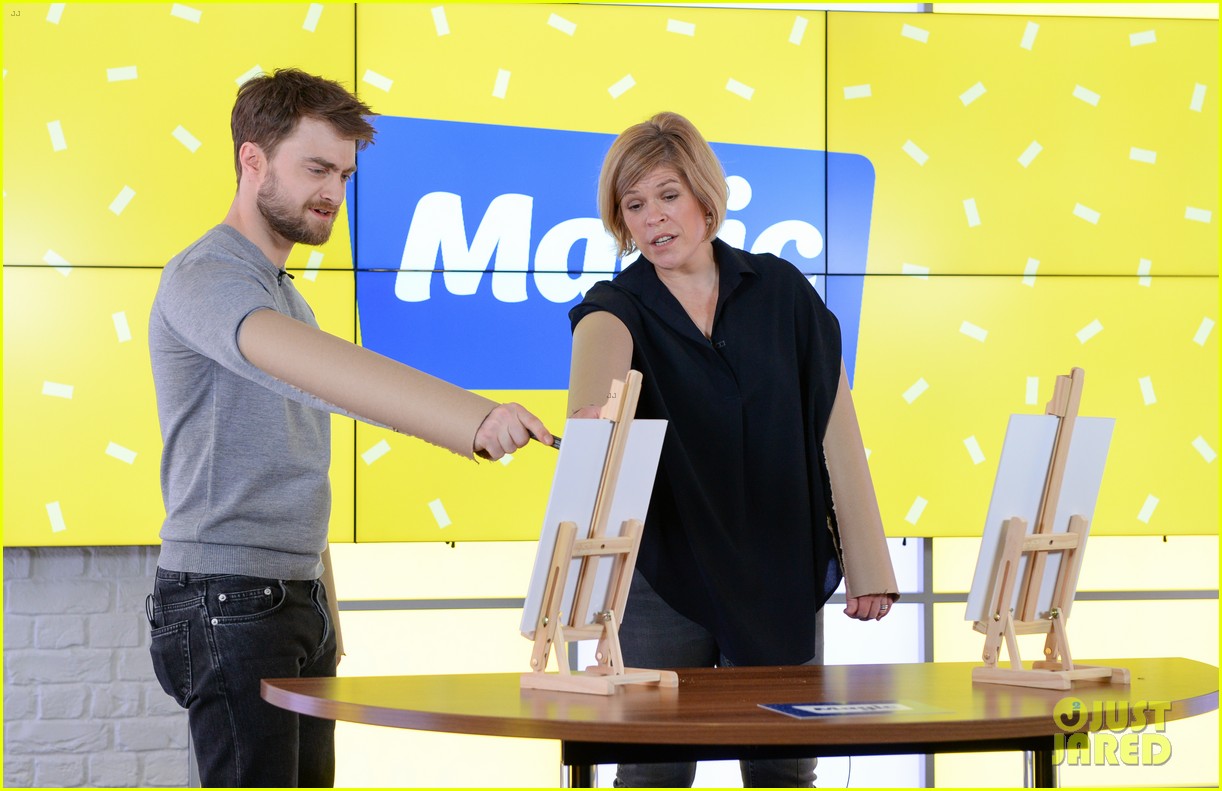 Daniel Radcliffe Looks Handsome While Visiting Radio Stations in London ...