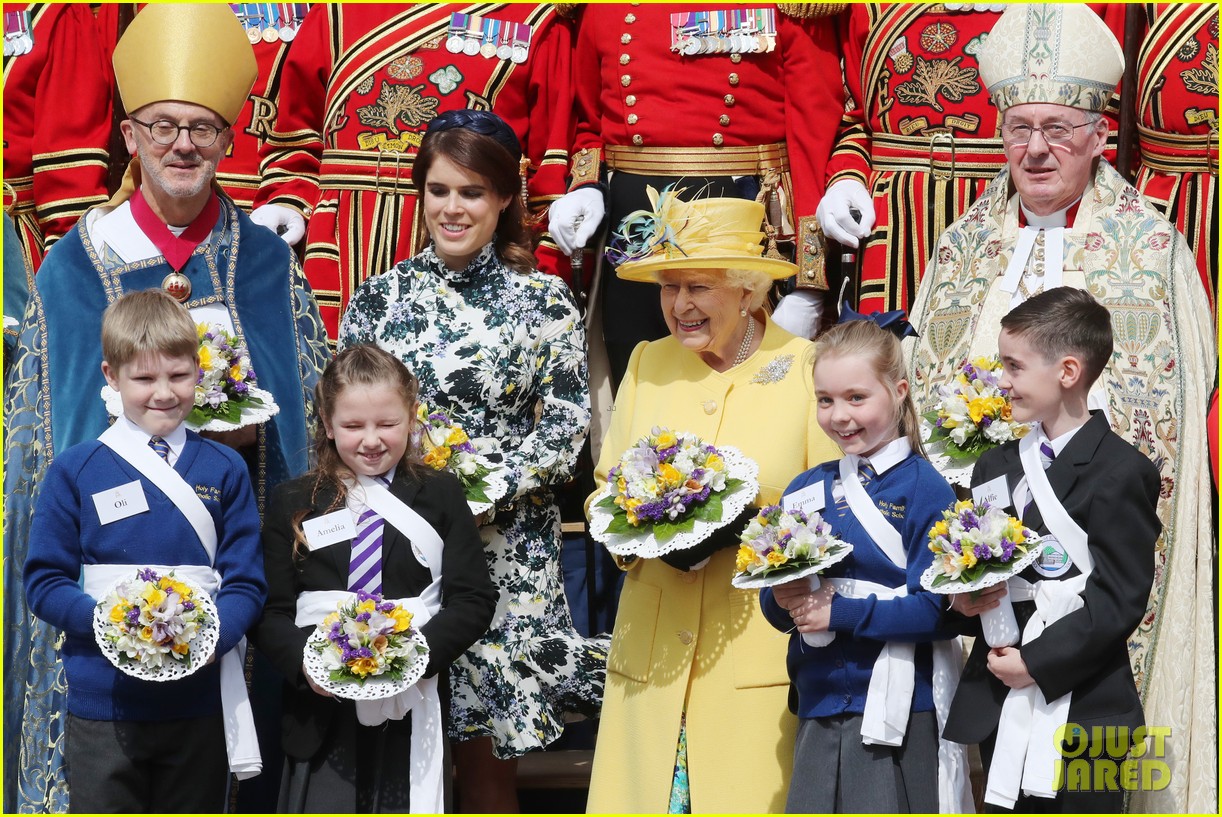 Queen Elizabeth Joined By Princess Eugenie for Easter Coin Ceremony ...