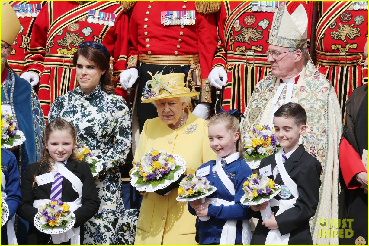 Queen Elizabeth Joined By Princess Eugenie for Easter Coin Ceremony ...