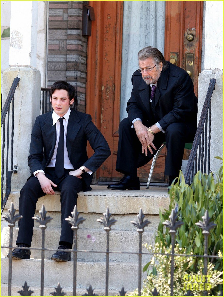 Logan Lerman's Face Is Bruised for Scene with Al Pacino: Photo 4267690 ...
