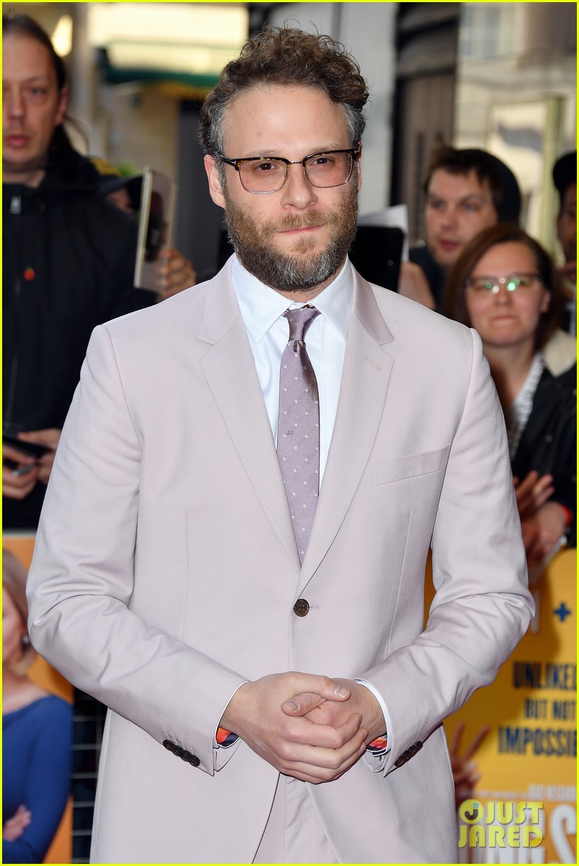 Charlize Theron & Seth Rogen Glam Up for 'Long Shot' London Premiere ...