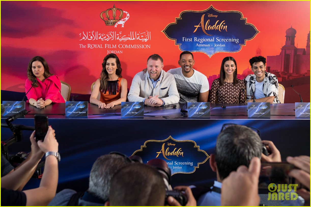 Will Smith & His 'Aladdin' Co-Stars Attend Royal Screening in Jordan ...