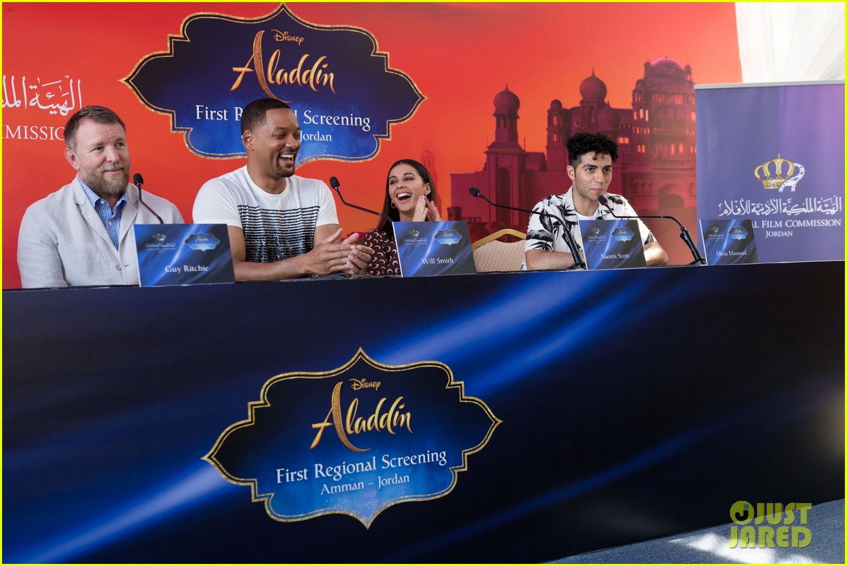 Will Smith & His 'Aladdin' Co-Stars Attend Royal Screening in Jordan ...