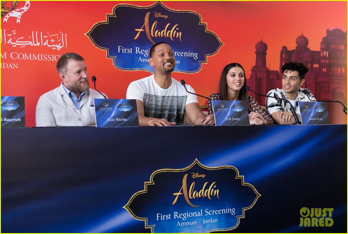 Will Smith & His 'Aladdin' Co-Stars Attend Royal Screening in Jordan ...