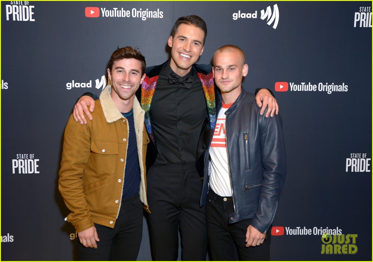 Tyler Oakley & Gus Kenworthy Support Raymond Braun at 'State of Pride ...