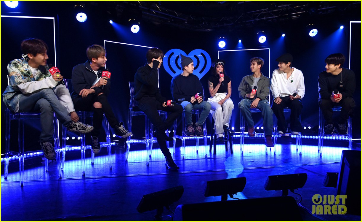 Halsey Joins BTS at iHeartRadio Live Event & Perform 'Boy With Luv ...