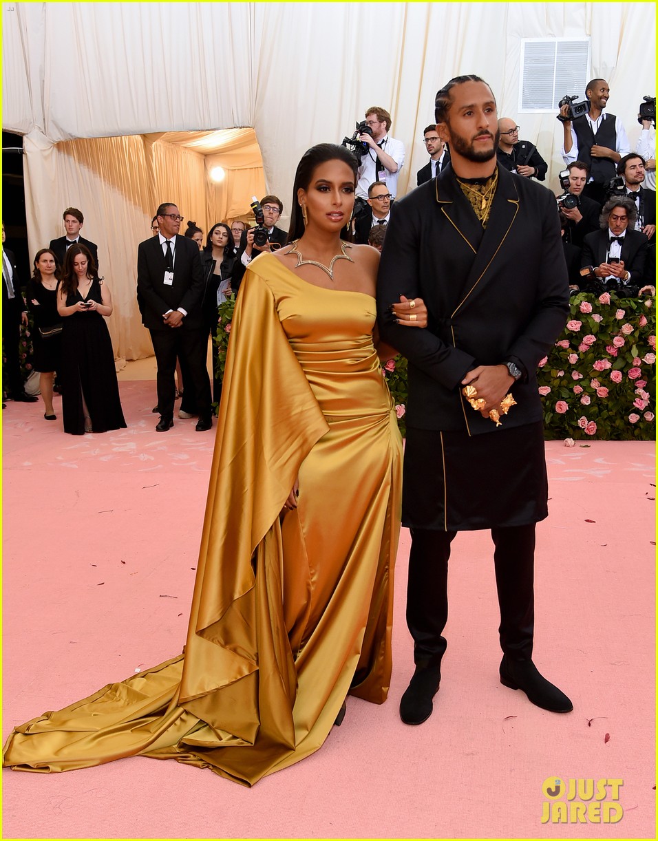 Colin Kaepernick & Girlfriend Nessa Are a Golden Duo at Met Gala 2019 ...