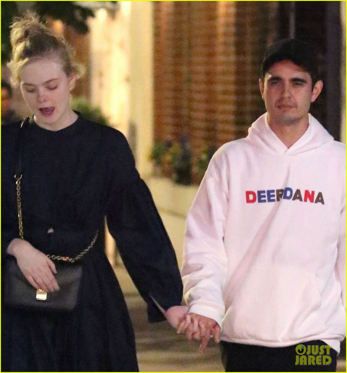 Elle Fanning & Max Minghella Flaunt PDA Ahead of Met Gala!: Photo ...