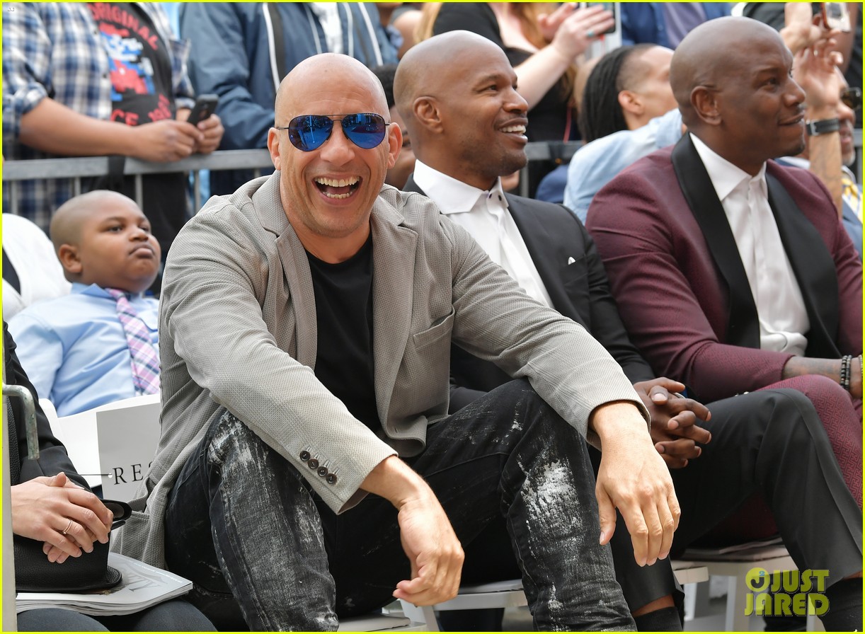 Jamie Foxx & Vin Diesel Support Director F. Gary Gray at Walk of Fame ...