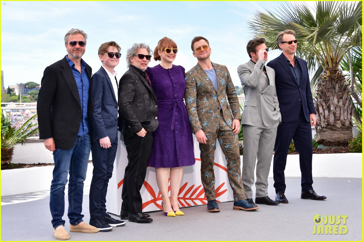 Elton John Joins Taron Egerton & 'Rocketman' Cast at Cannes Film ...