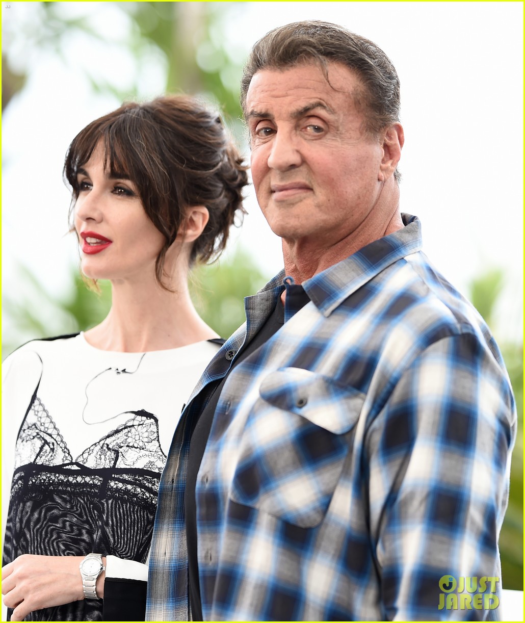 Sylvester Stallone's Wife & Daughter Join Him at 'Rambo' Cannes ...