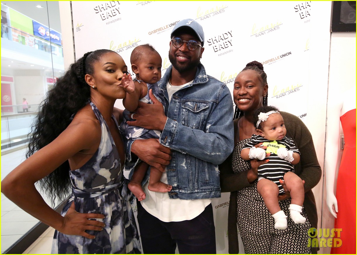 Gabrielle Union Brings Daughter Kaavia to Launch of New Baby Clothes ...