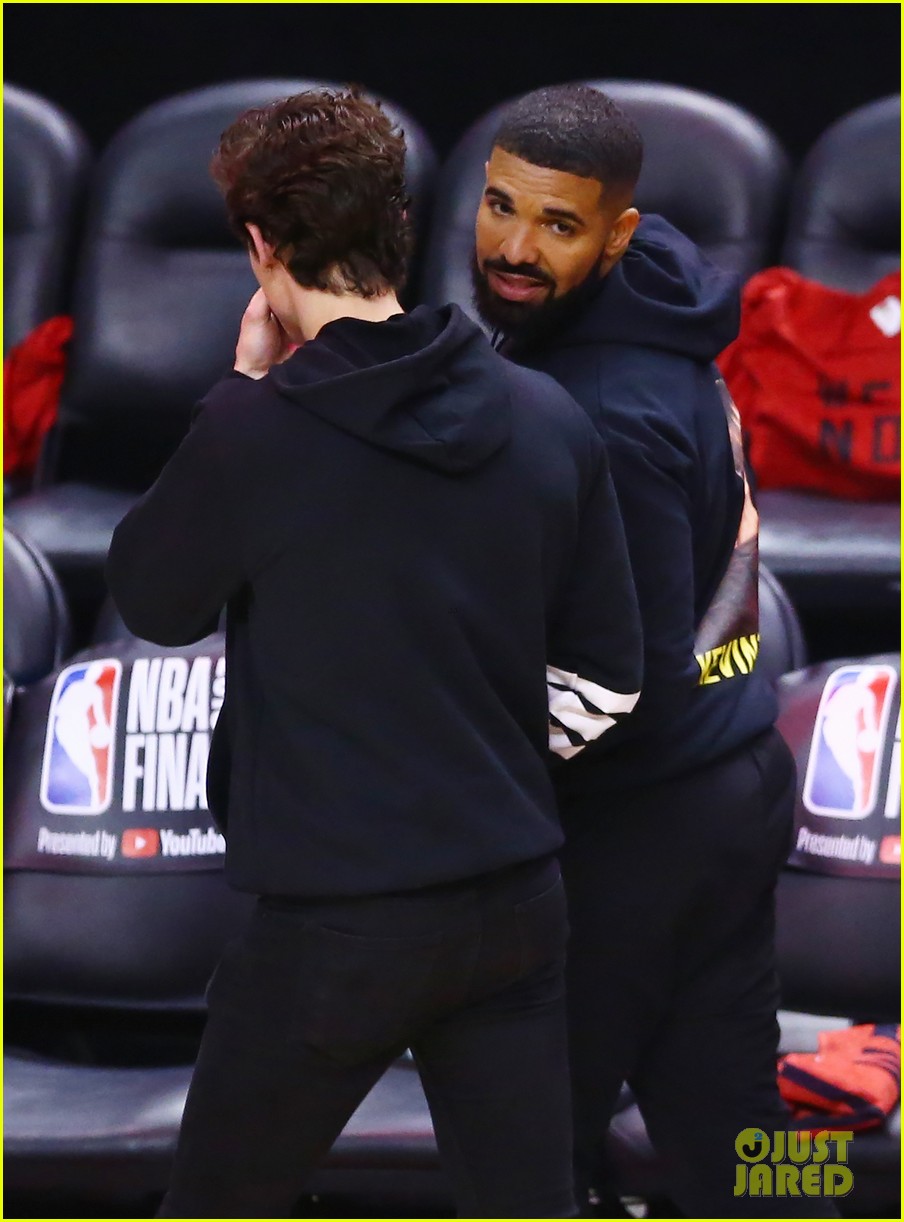 Drake & Shawn Mendes Support Toronto Raptors at NBA Finals 2019!: Photo ...