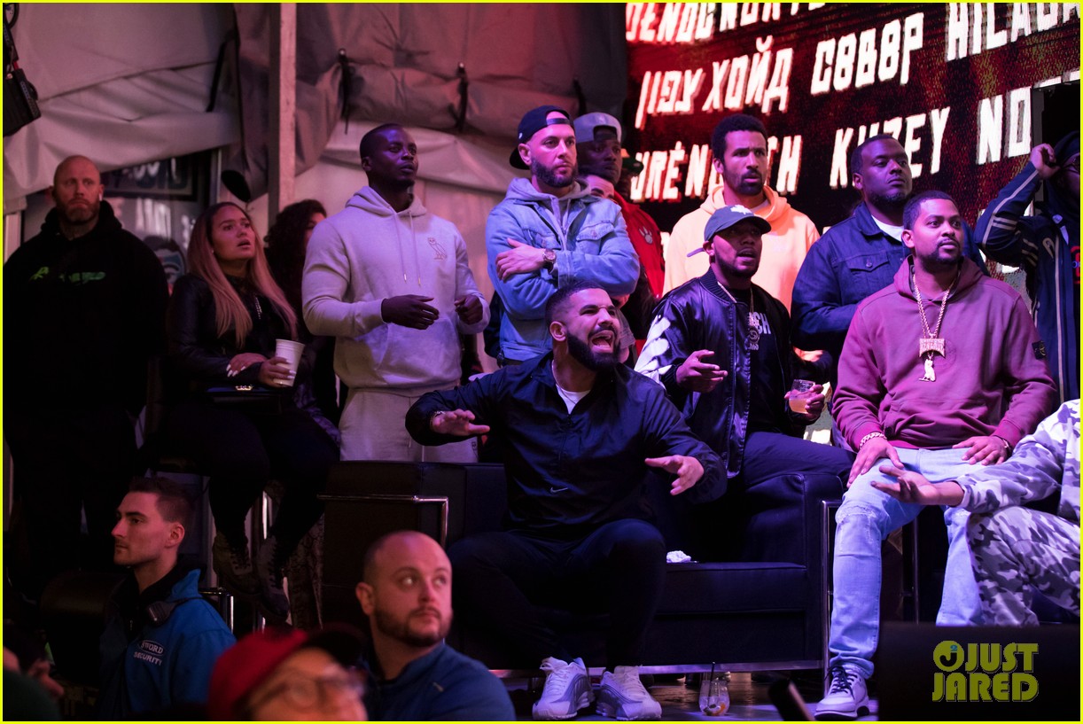 See Photos of Drake Watching the Toronto Raptors Win the NBA Finals ...