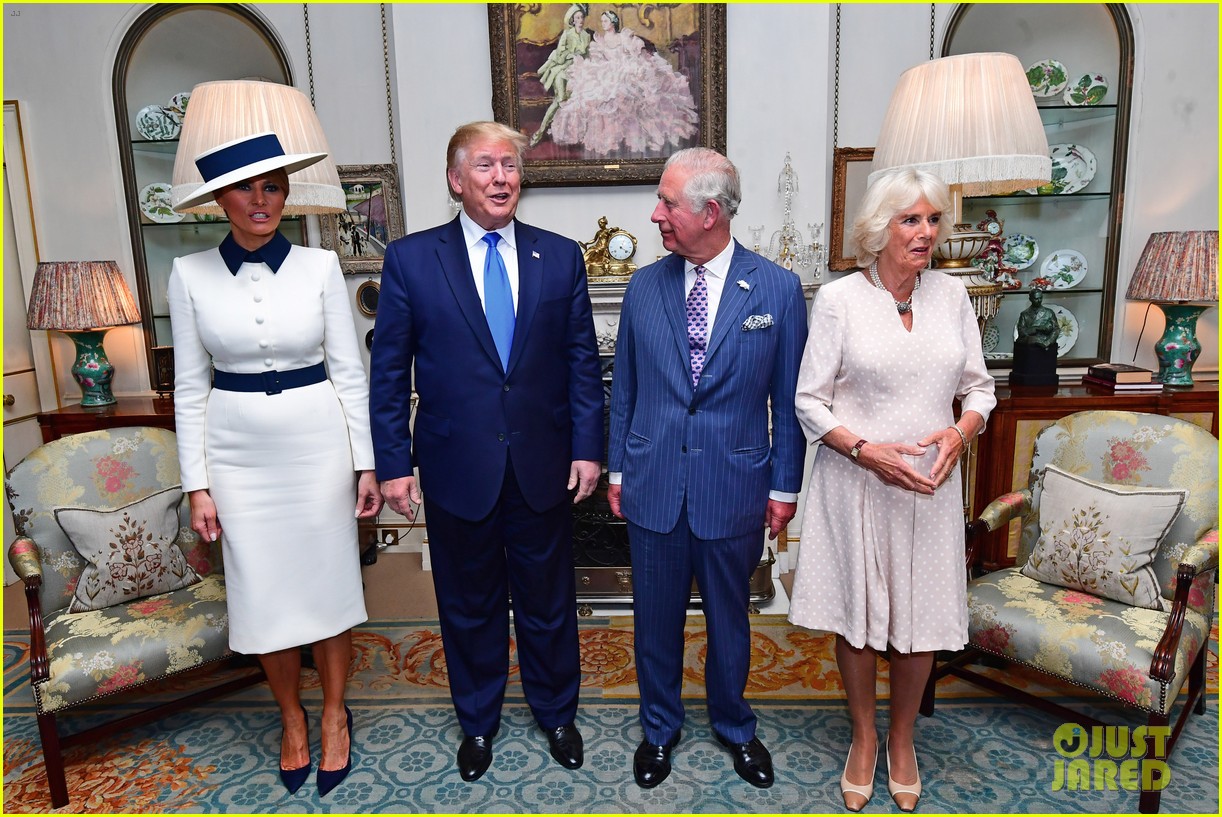 Duchess Camilla Goes Viral for Winking Behind Donald Trump's Back ...