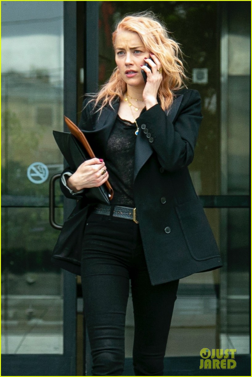 Amber Heard Dyes Her Hair a Peachy-Pink Color - See the Photos!: Photo ...