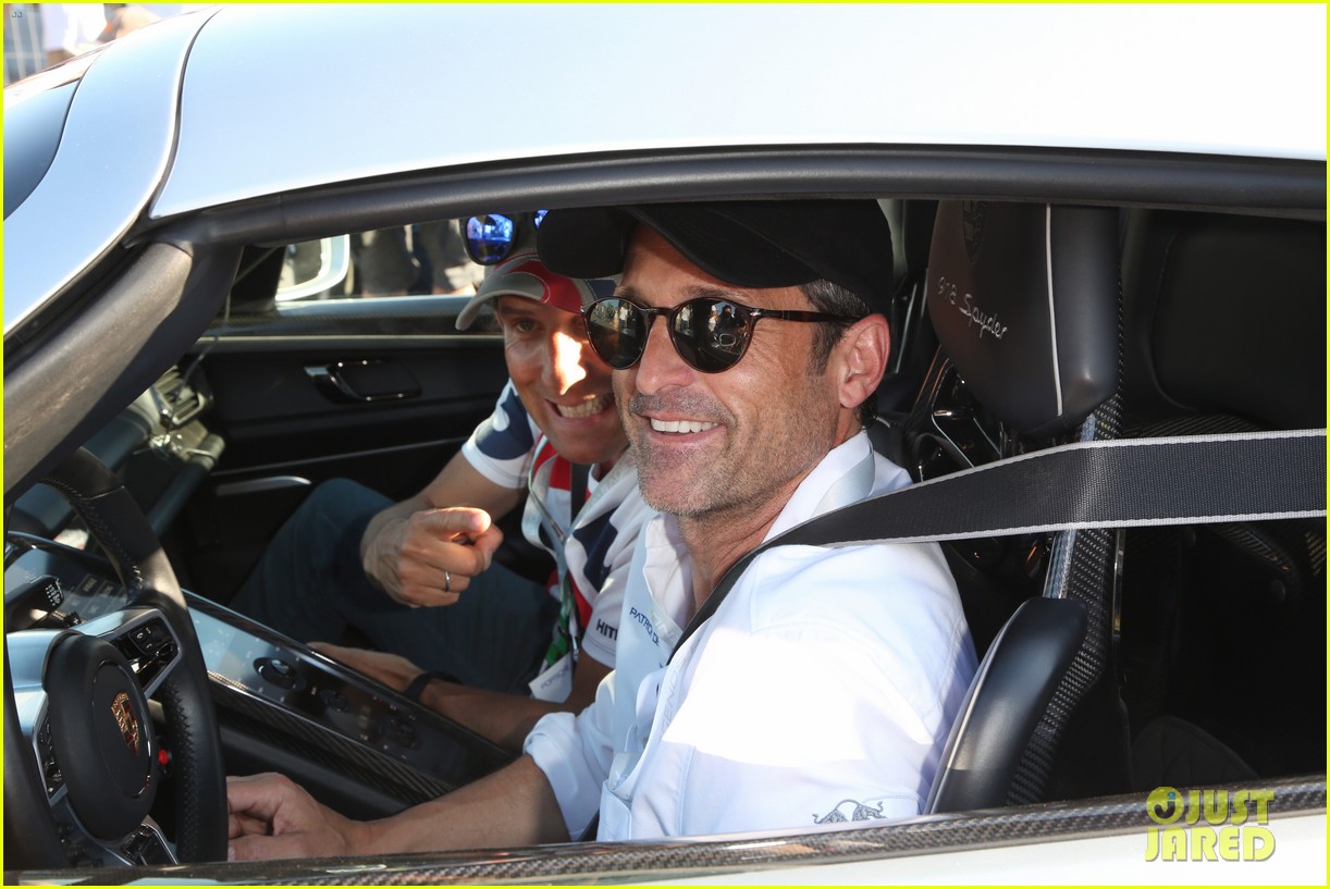 Patrick Dempsey & Milo Ventimiglia Attend Racing Event in Austria ...