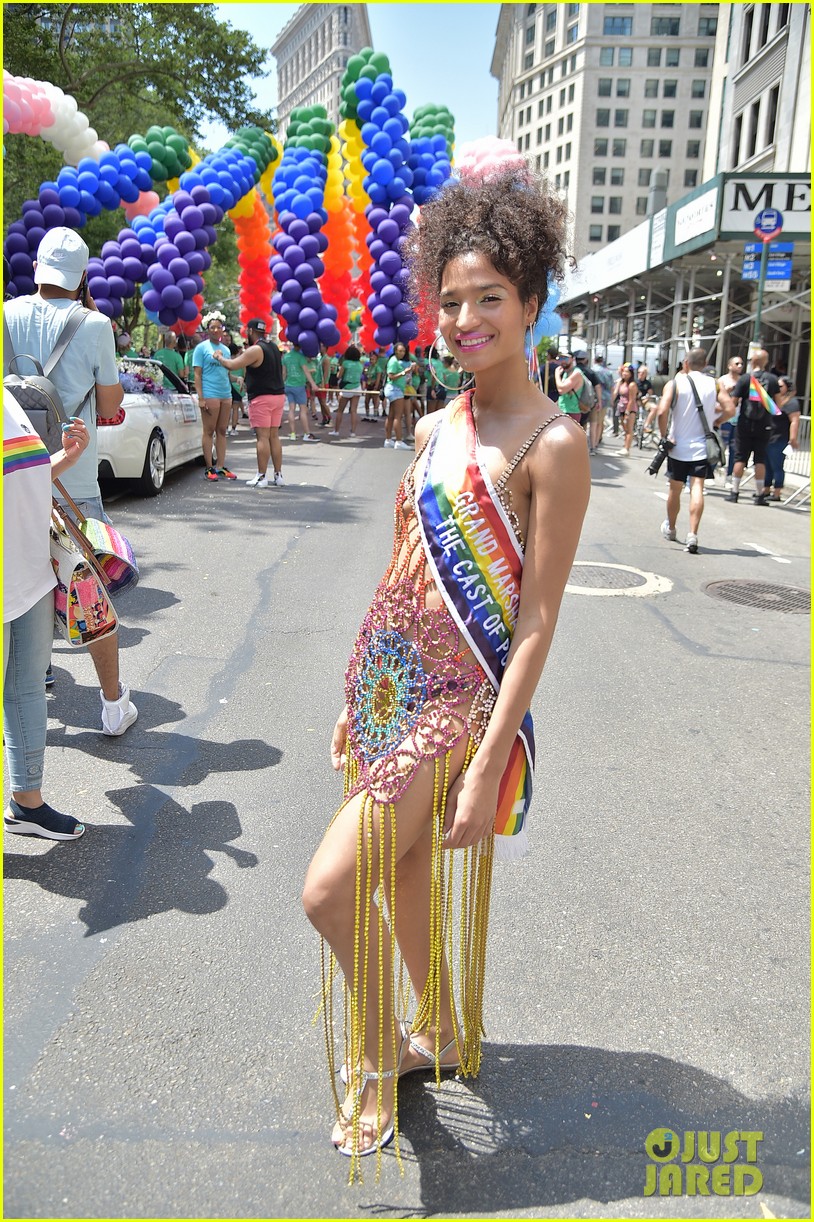 Billy Porter Wears Custom Rainbow Gown for World Pride, 'Pose' Ladies ...