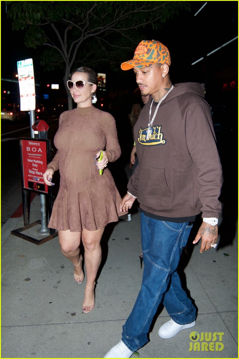 Photo: amber rose wishes alexander ae edwards wiz khalifa happy fathers ...