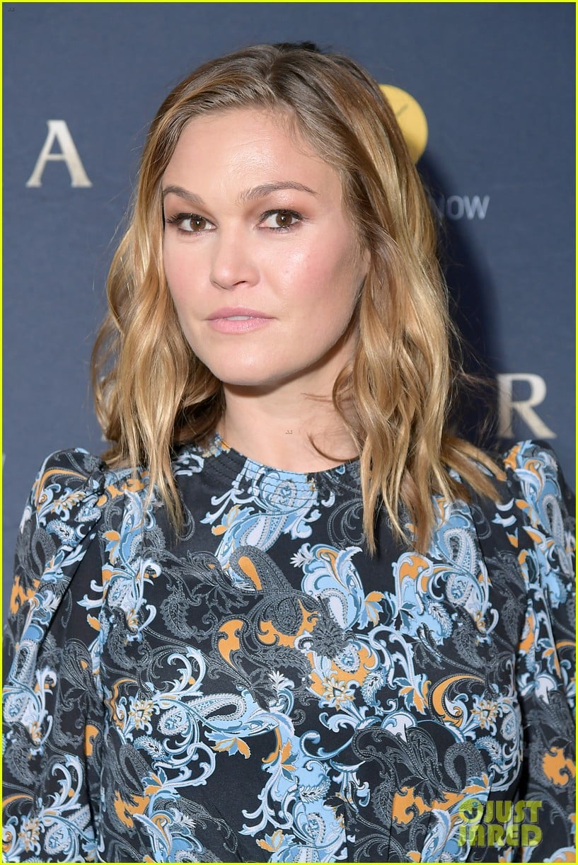 Photo: julia stiles shows off three styles while promoting riviera 04 ...