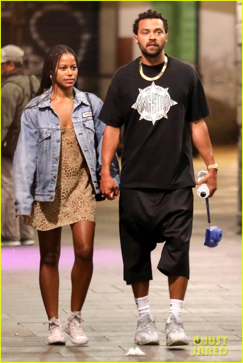 Jesse Williams & Girlfriend Taylour Paige Enjoy Romantic Stroll in ...