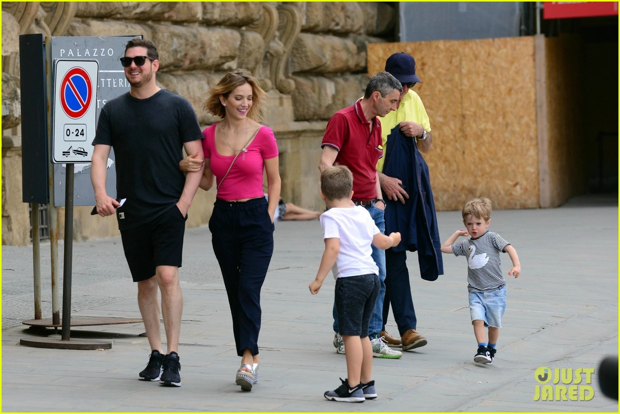 Michael Buble & Wife Luisana Take Family Trip to Italy with Their 3 ...