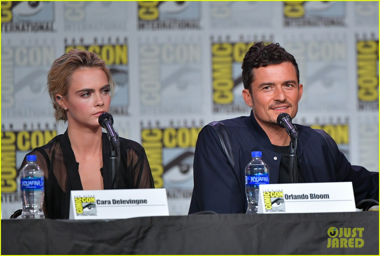 Orlando Bloom & Cara Delevingne Share 'Carnival Row' Prologue at Comic ...