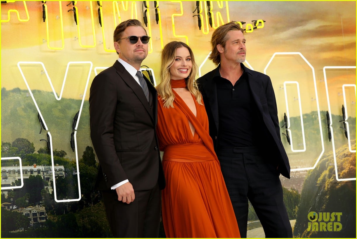 Leonardo DiCaprio, Margot Robbie & Brad Pitt Celebrate UK Premiere of 'Once Upon a Time in ...