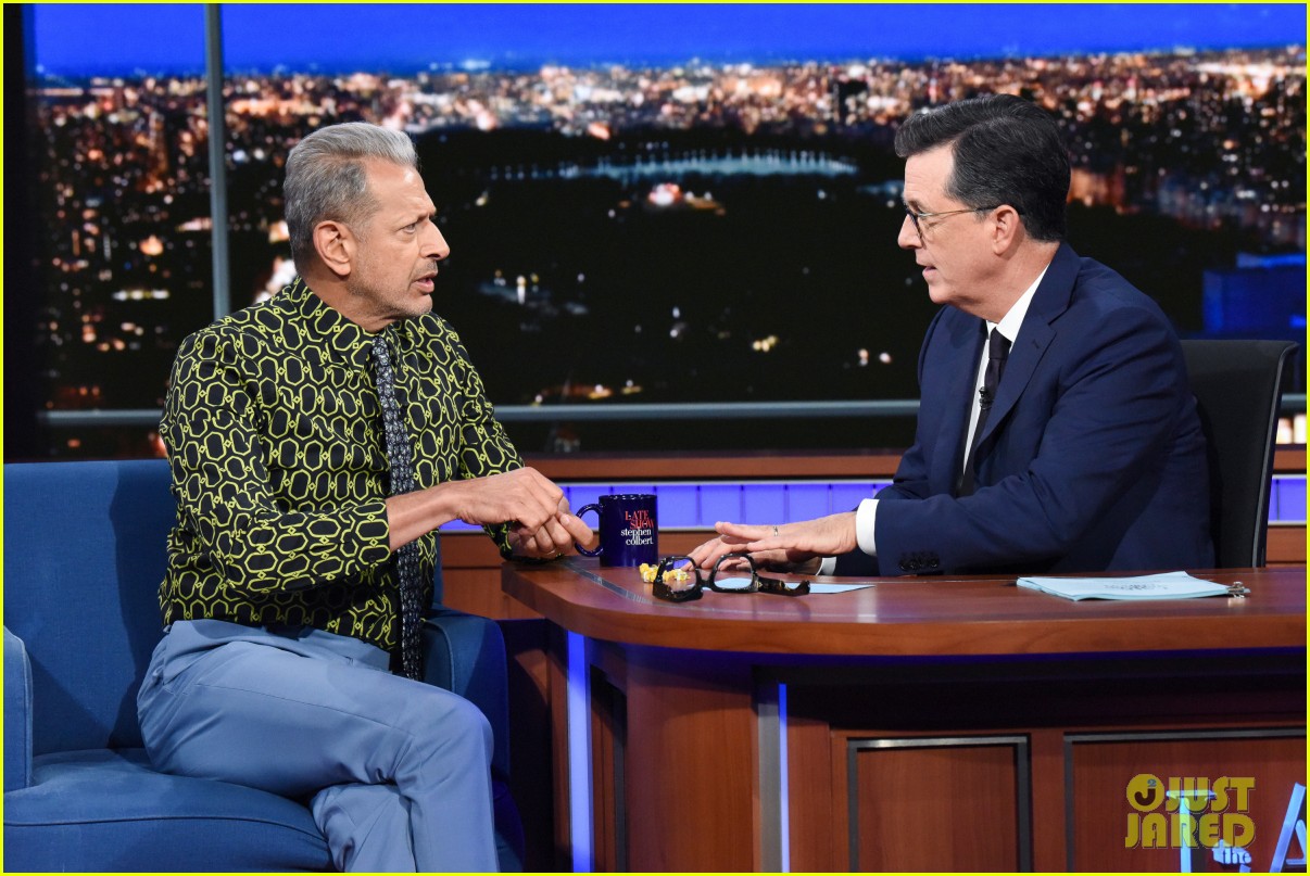 Jeff Goldblum Tells Stephen Colbert: 'I Live More In 10 minutes Than ...