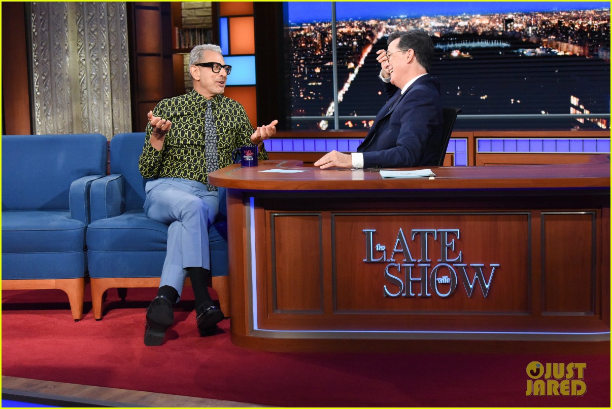 Jeff Goldblum Tells Stephen Colbert: 'I Live More In 10 minutes Than ...