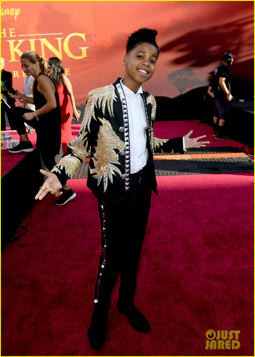 JD McCrary & Shahadi Wright Joseph Arrive in Style for 'The Lion King ...