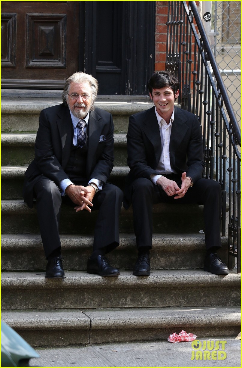 Logan Lerman & Al Pacino Film 'The Hunt' Together!: Photo 4328185 | Al ...