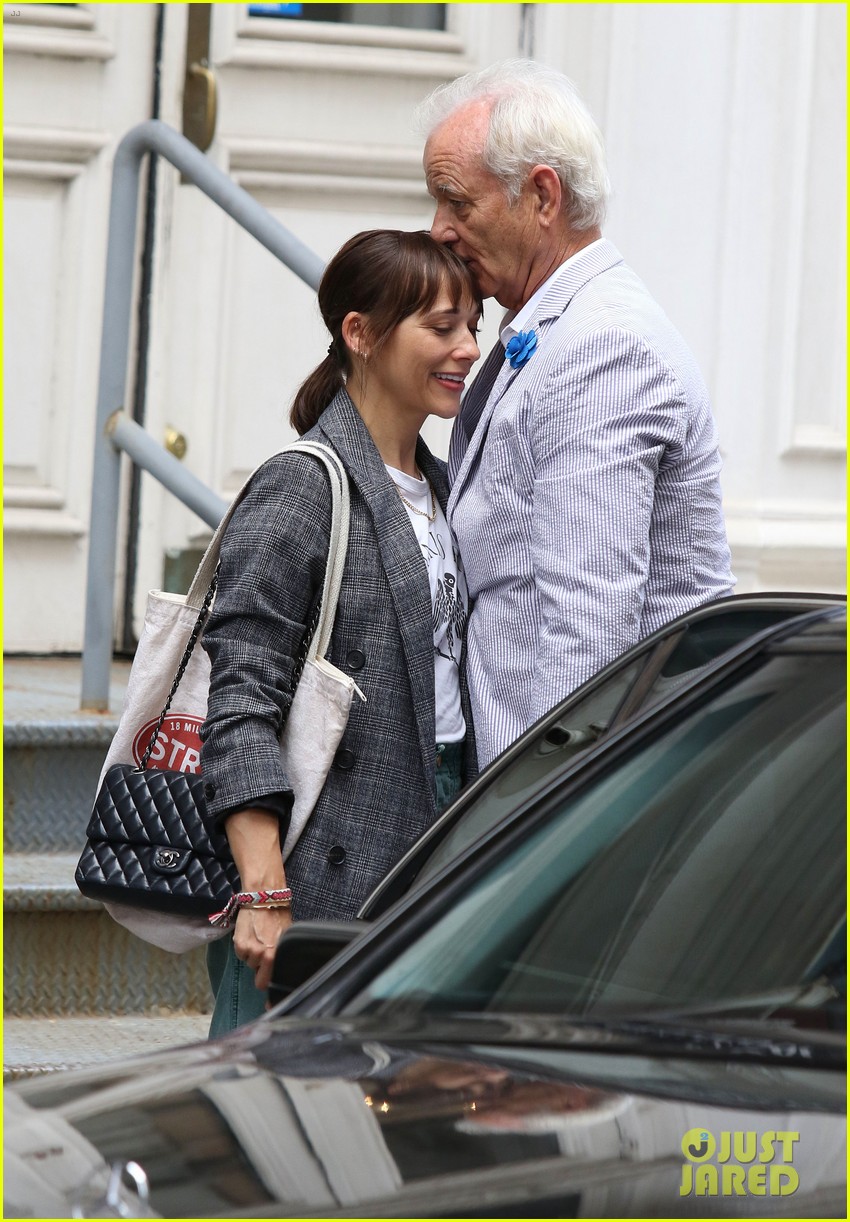 Bill Murray Kisses On-Screen Daughter Rashida Jones While Filming 'On ...