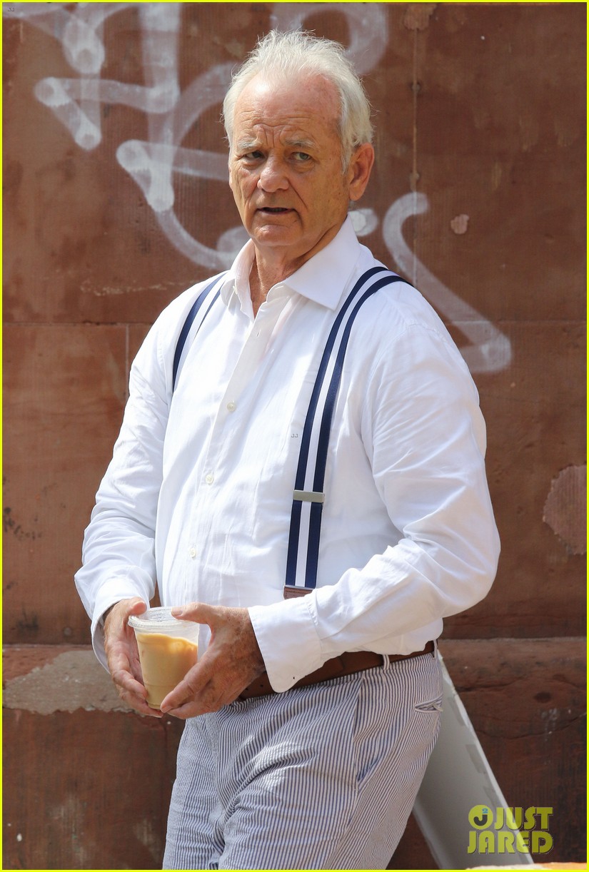 Bill Murray Kisses On-Screen Daughter Rashida Jones While Filming 'On ...