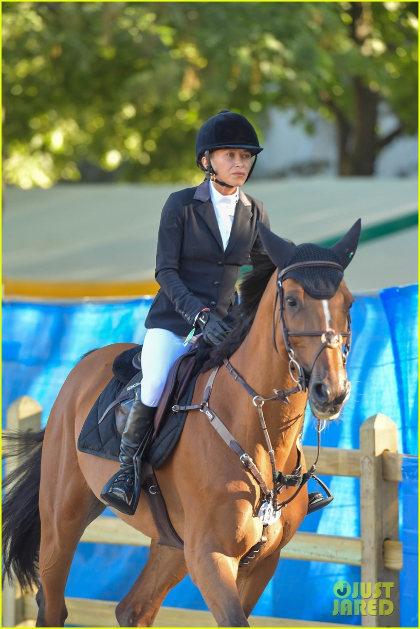 Mary-Kate Olsen Goes Horseback Riding at Longines Paris Eiffel Jumping ...