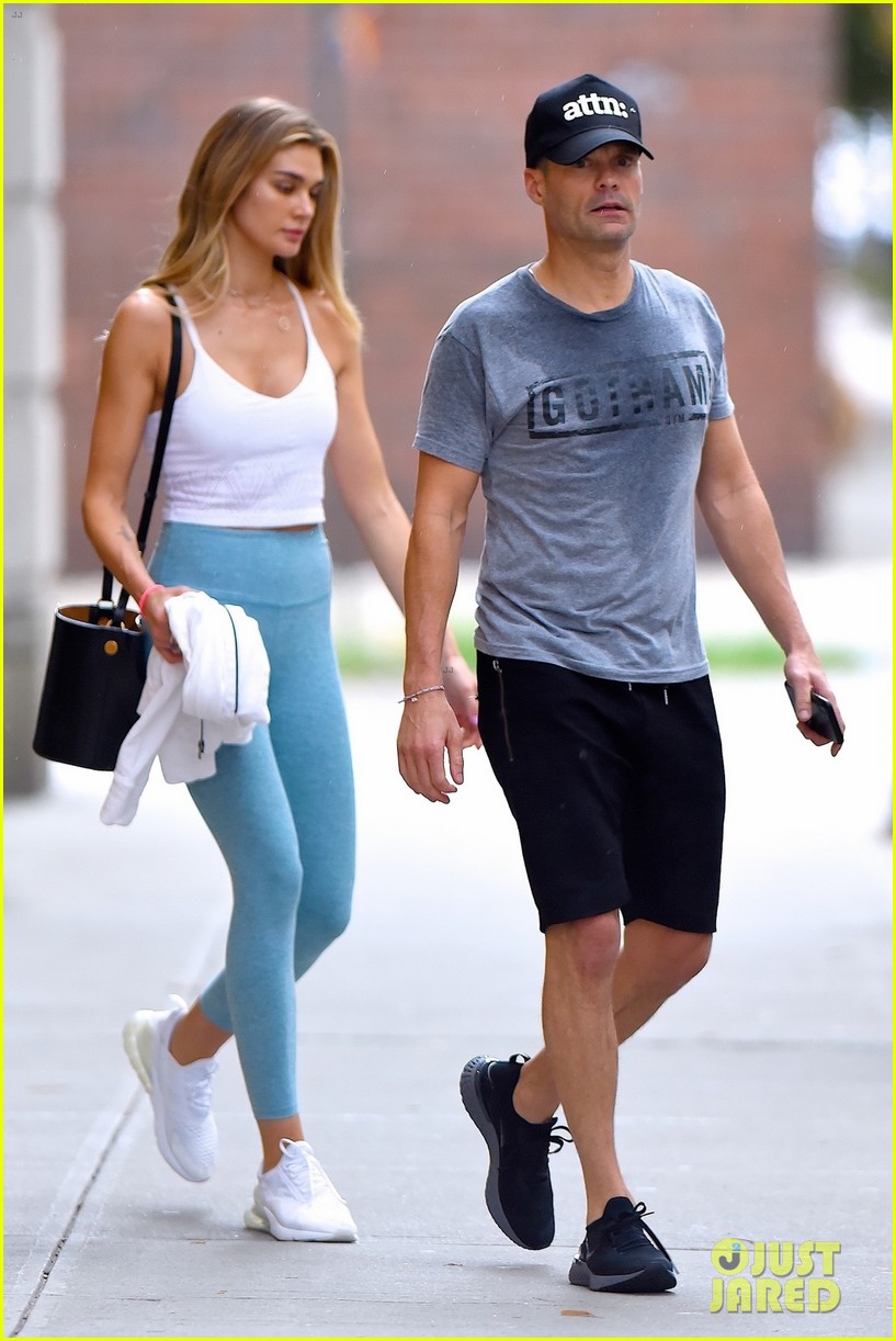 Ryan Seacrest Works Up a Sweat at Boxing Class with Mystery Woman ...