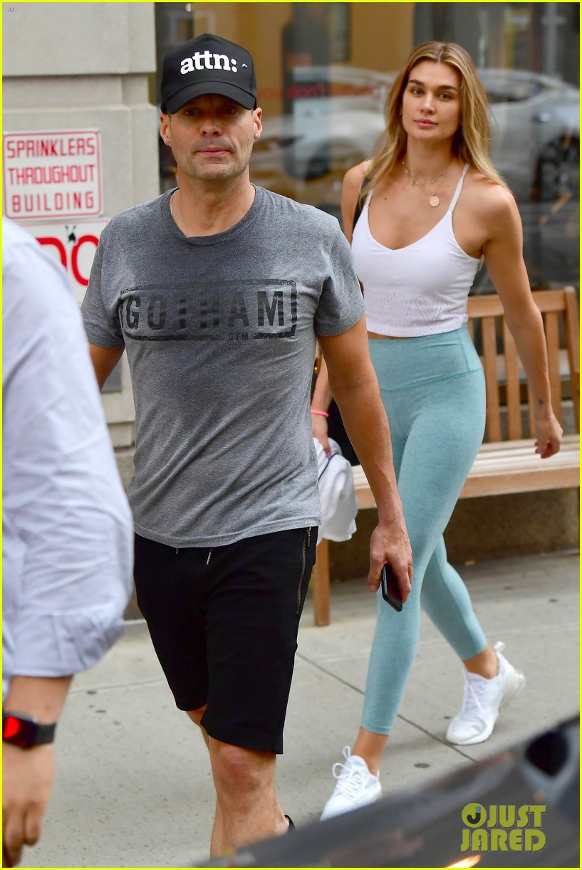Ryan Seacrest Works Up a Sweat at Boxing Class with Mystery Woman ...
