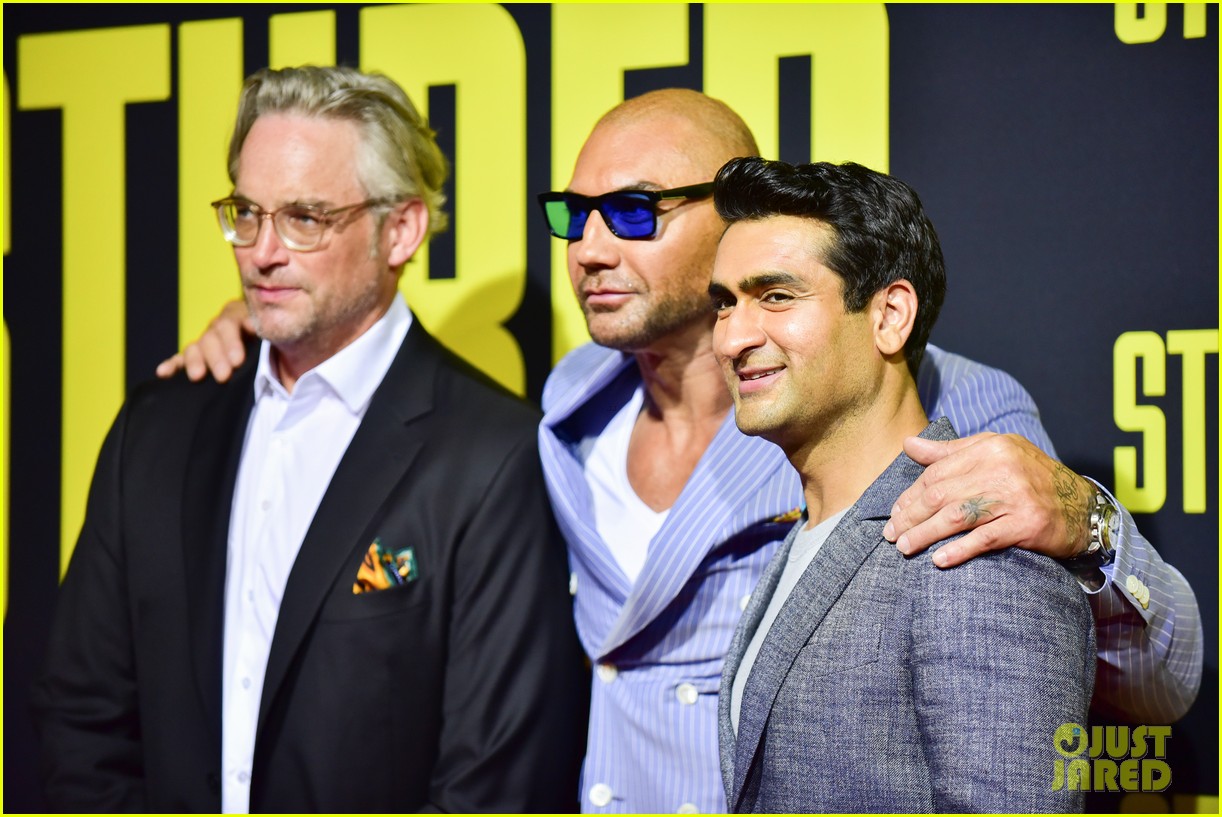 Kumail Nanjiani & Dave Bautista Buddy Up at 'Stuber' Premiere: Photo ...