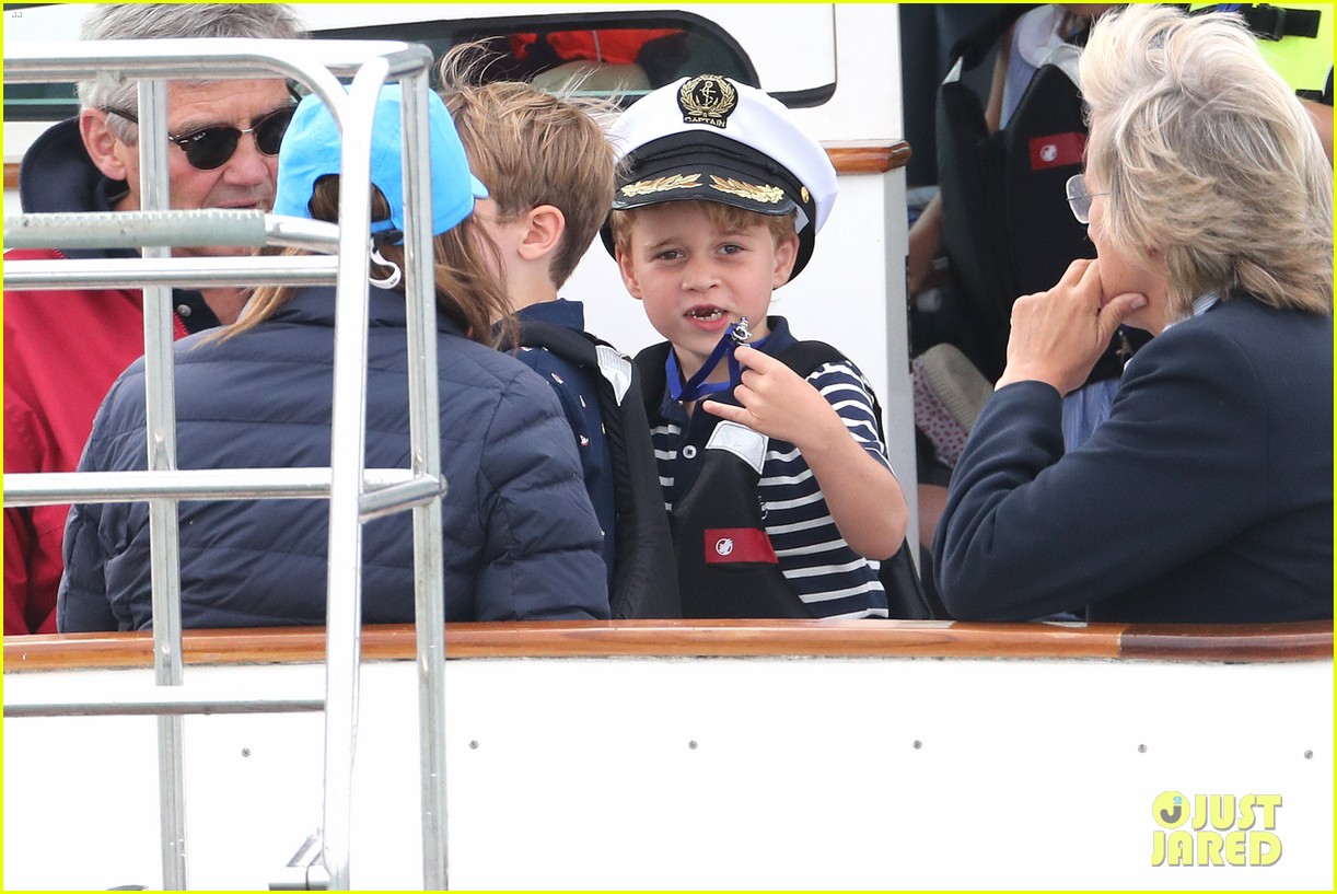 Prince George Shows Off More Missing Teeth While Watching Boat Race ...