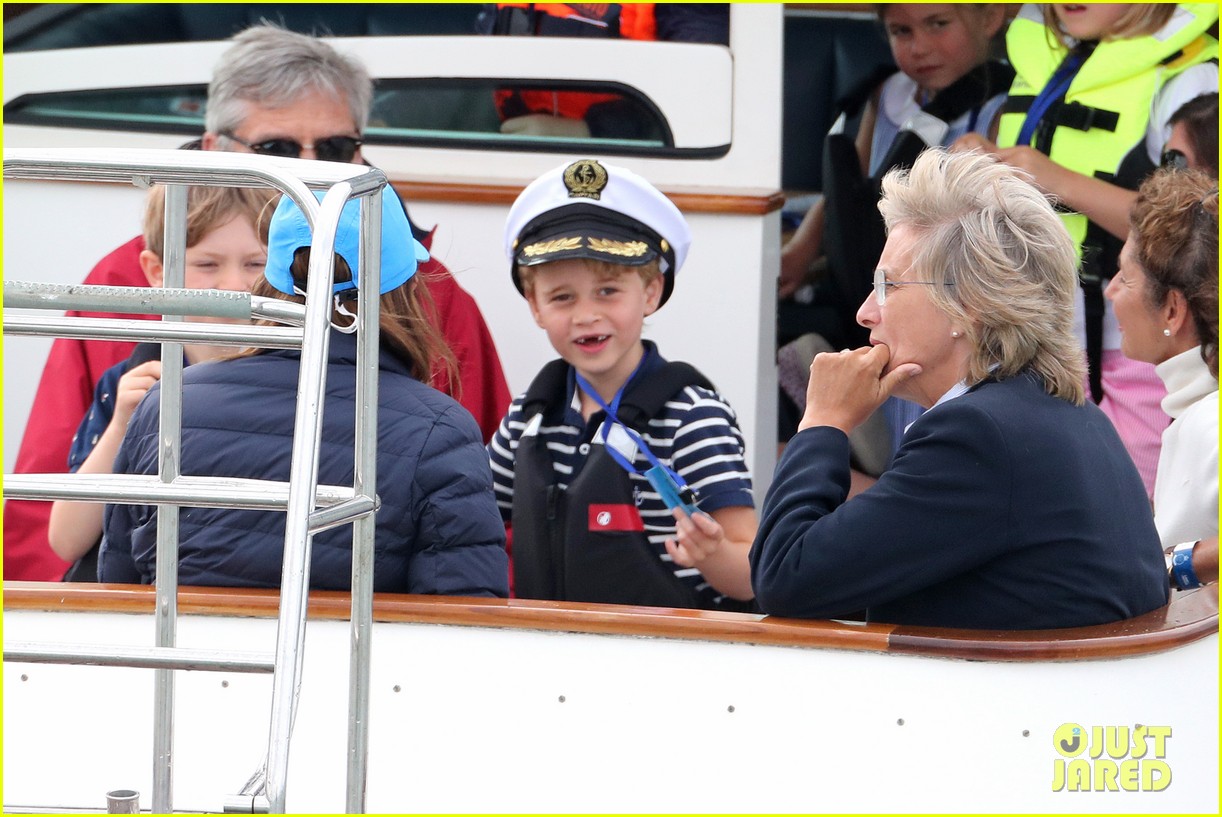 Prince George Shows Off More Missing Teeth While Watching Boat Race ...
