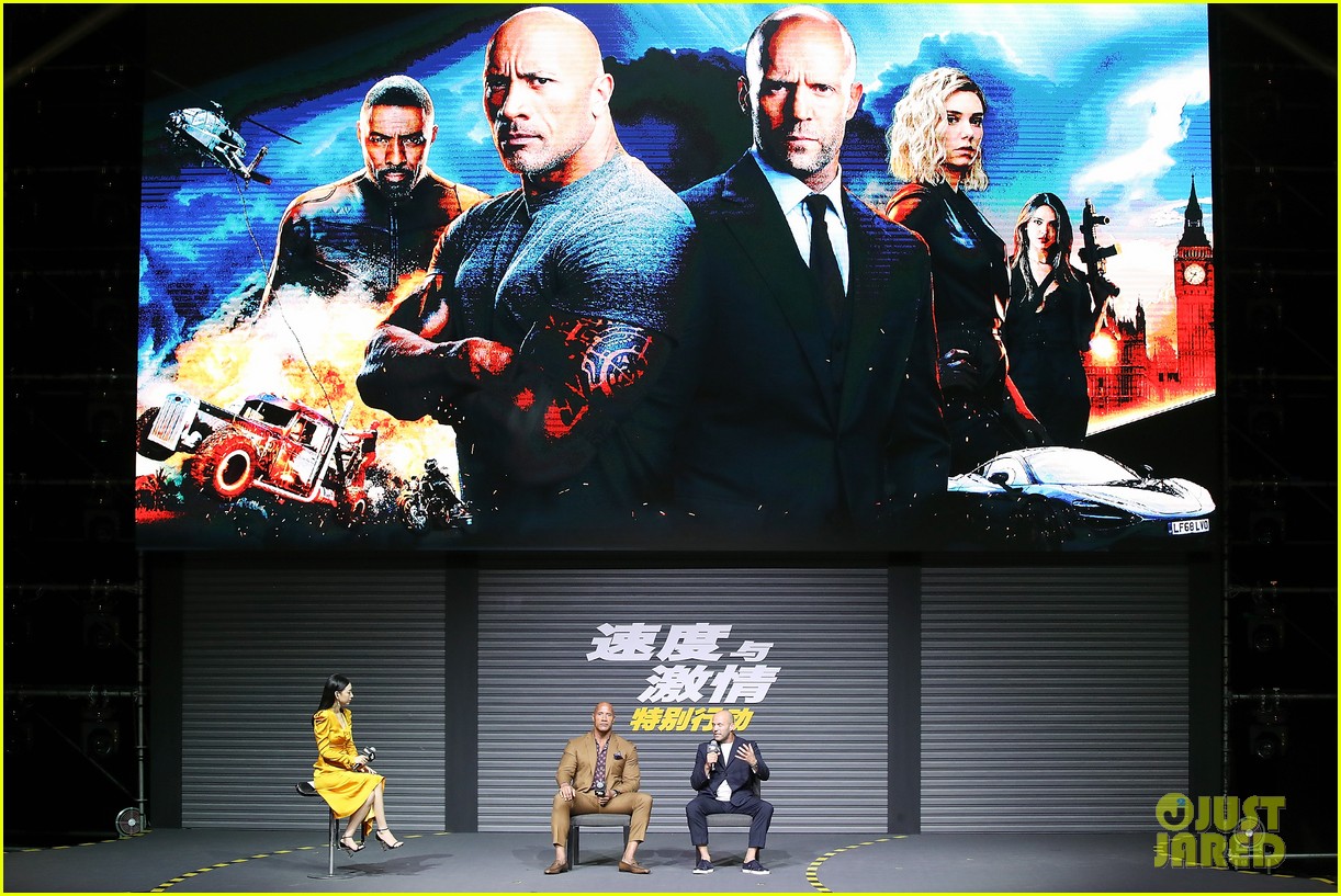 Dwayne Johnson & Jason Statham Bring 'Hobbs & Shaw' To China!: Photo ...