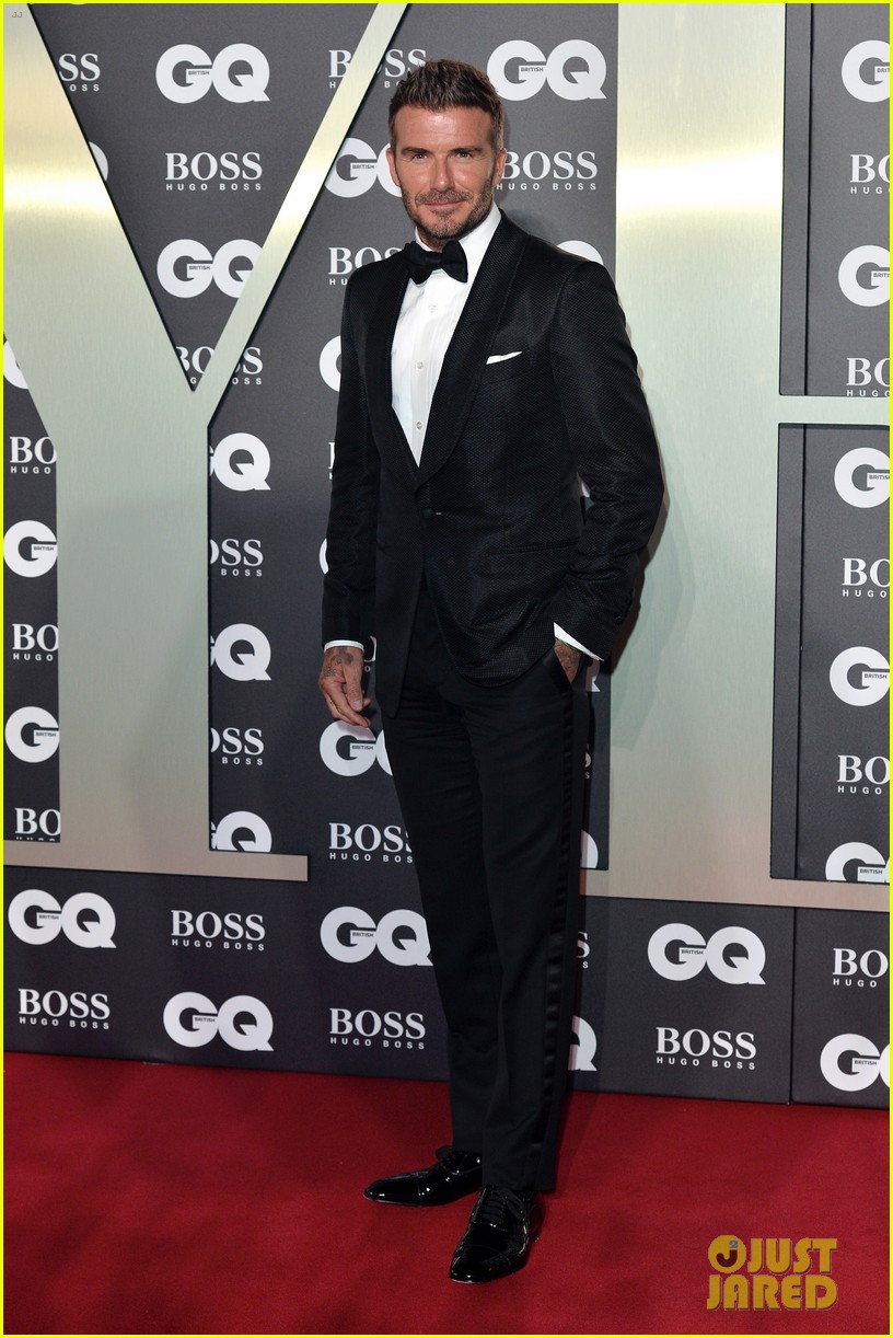 David, Victoria & Brooklyn Beckham Attend the GQ Men of the Year Awards ...