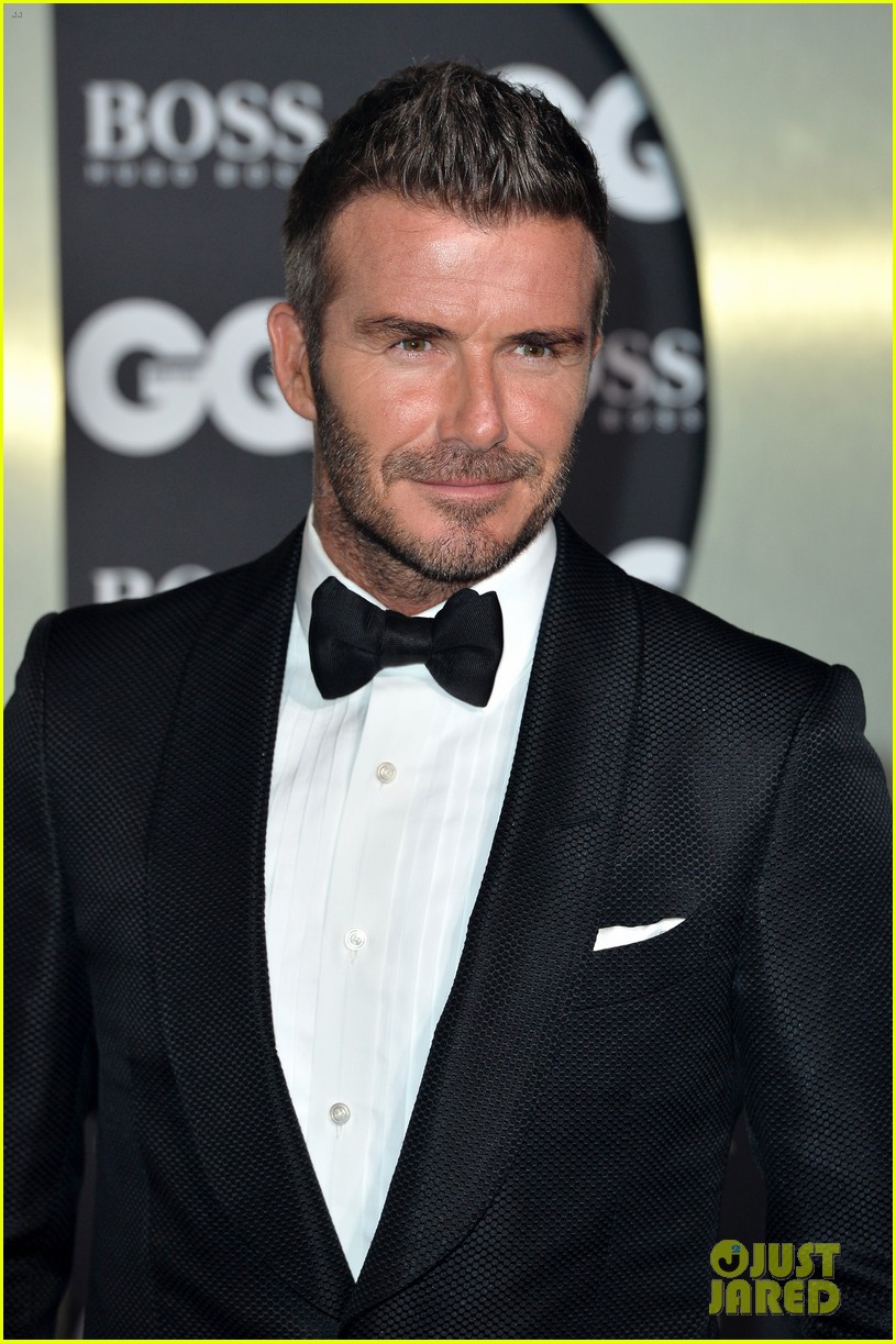 David, Victoria & Brooklyn Beckham Attend the GQ Men of the Year Awards ...