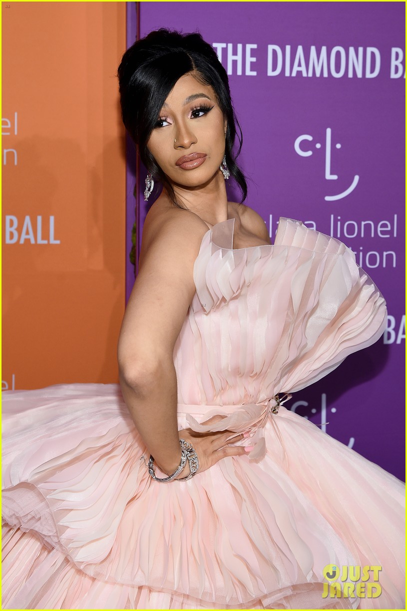 Cardi B Wows in Pink as She Arrives at Rihanna's Diamond Ball 2019 ...