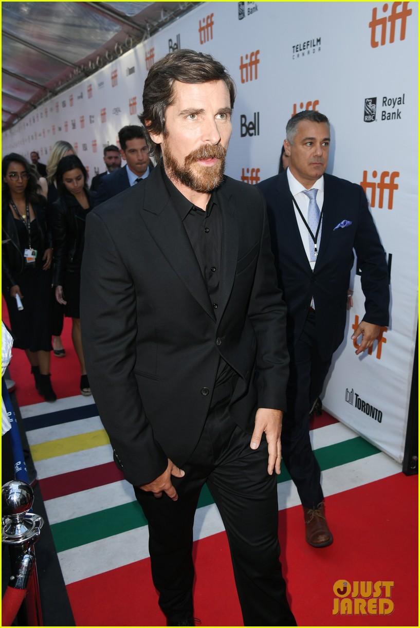 Matt Damon, Caitriona Balfe, & Christian Bale Premiere 'Ford v Ferrari ...